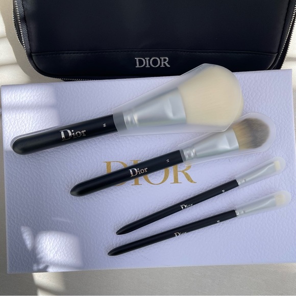 Dior | Makeup | Dior Backstage Makeup Brush Gift Set In Travel Pouch ...